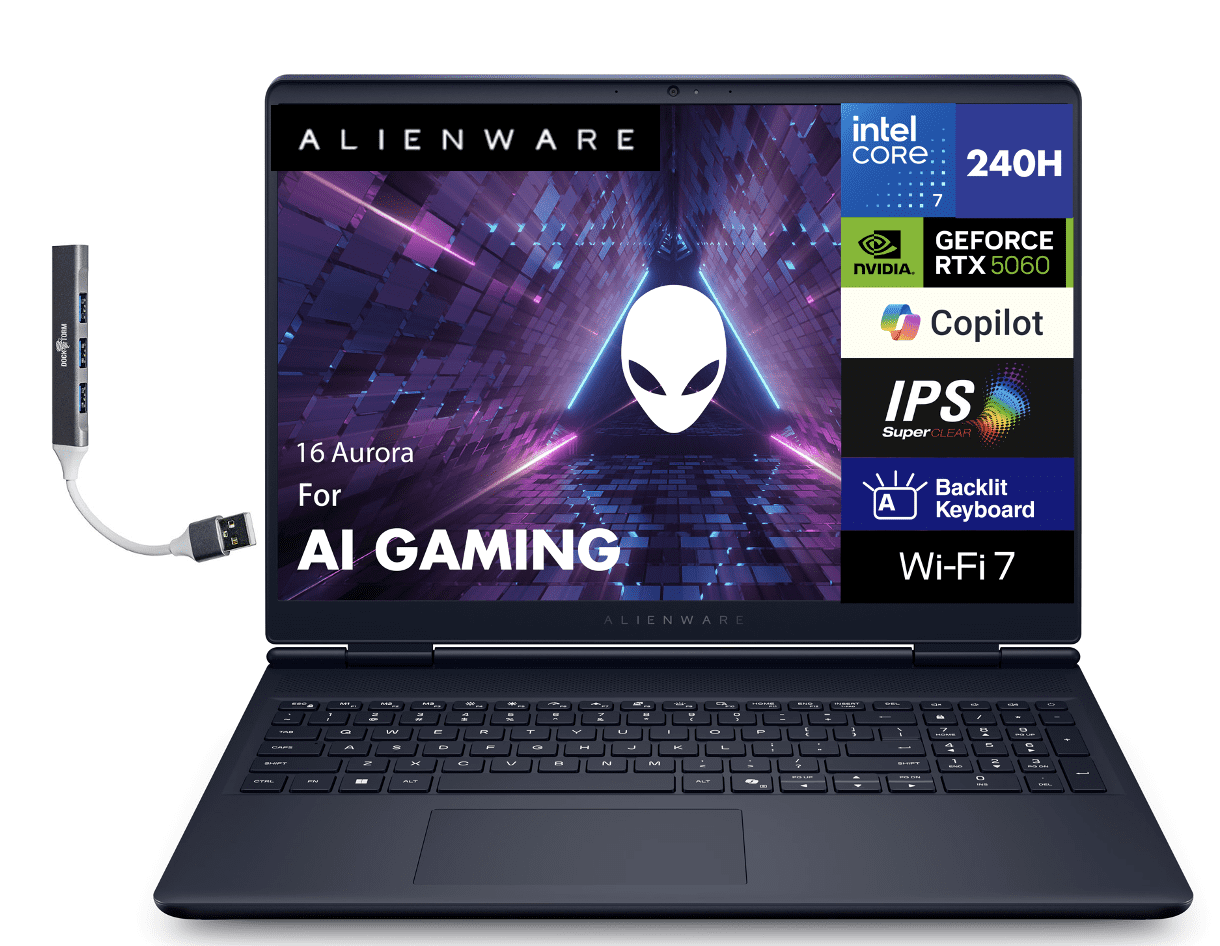 Alienware 16 Aurora AC16250 AI Gaming Laptop 16.0in 120Hz IPS WQXGA ...
