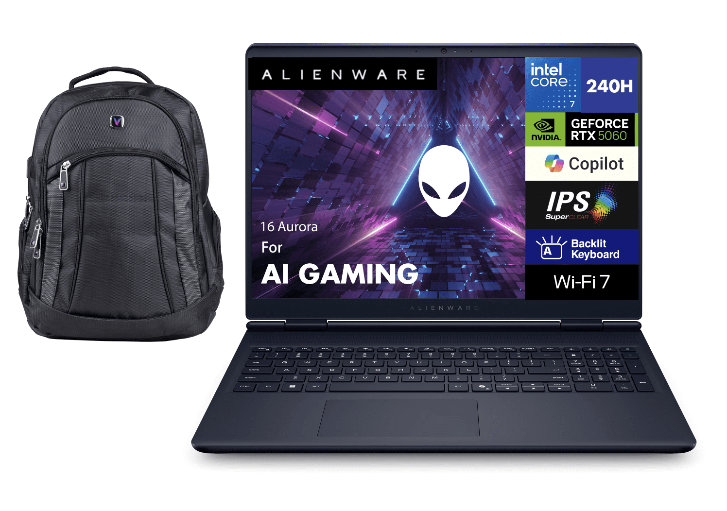 Alienware 16 Aurora AC16250 AI Gaming Laptop 16.0in 120Hz IPS WQXGA ...
