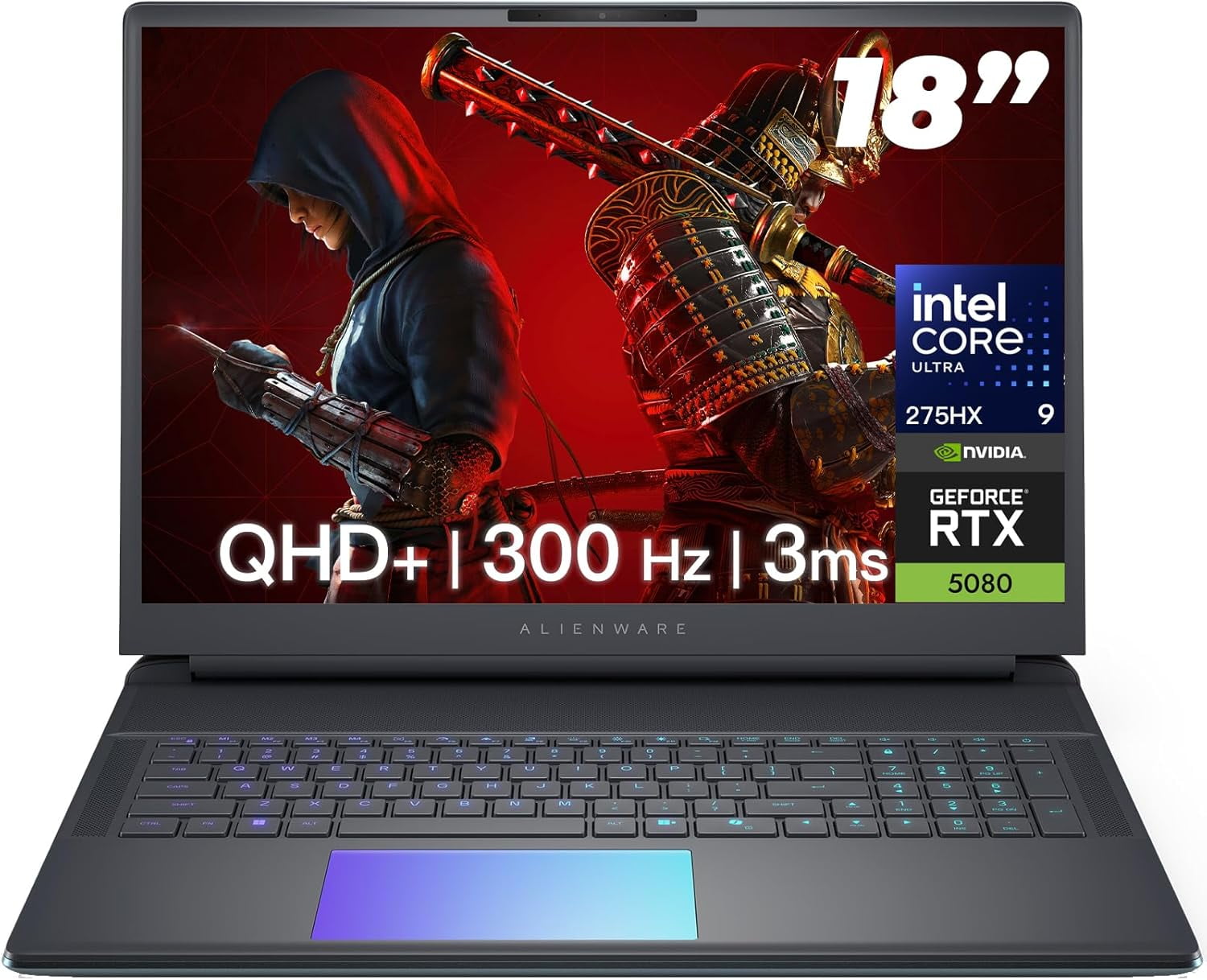 Alienware 18-inch Area-51 Gaming Laptop - GeForce RTX 5080 -18" QHD+ ...