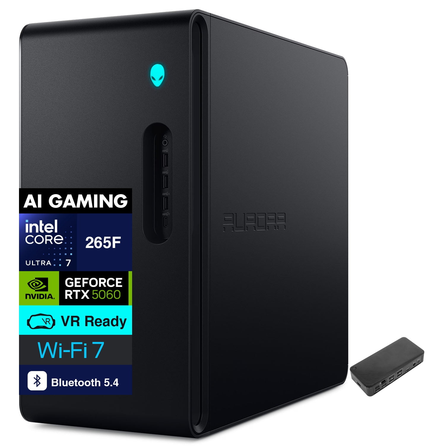 Alienware Aurora ACT1250 AI Gaming Desktop PC (Intel Ultra 7 265F ...