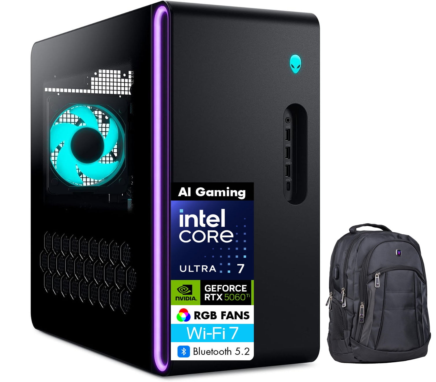 Alienware Aurora AI Gaming Desktop PC (Intel Ultra 7 265F, GeForce RTX ...