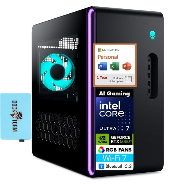Alienware Aurora AI Gaming Desktop PC (Intel Ultra 7 265F, GeForce RTX ...