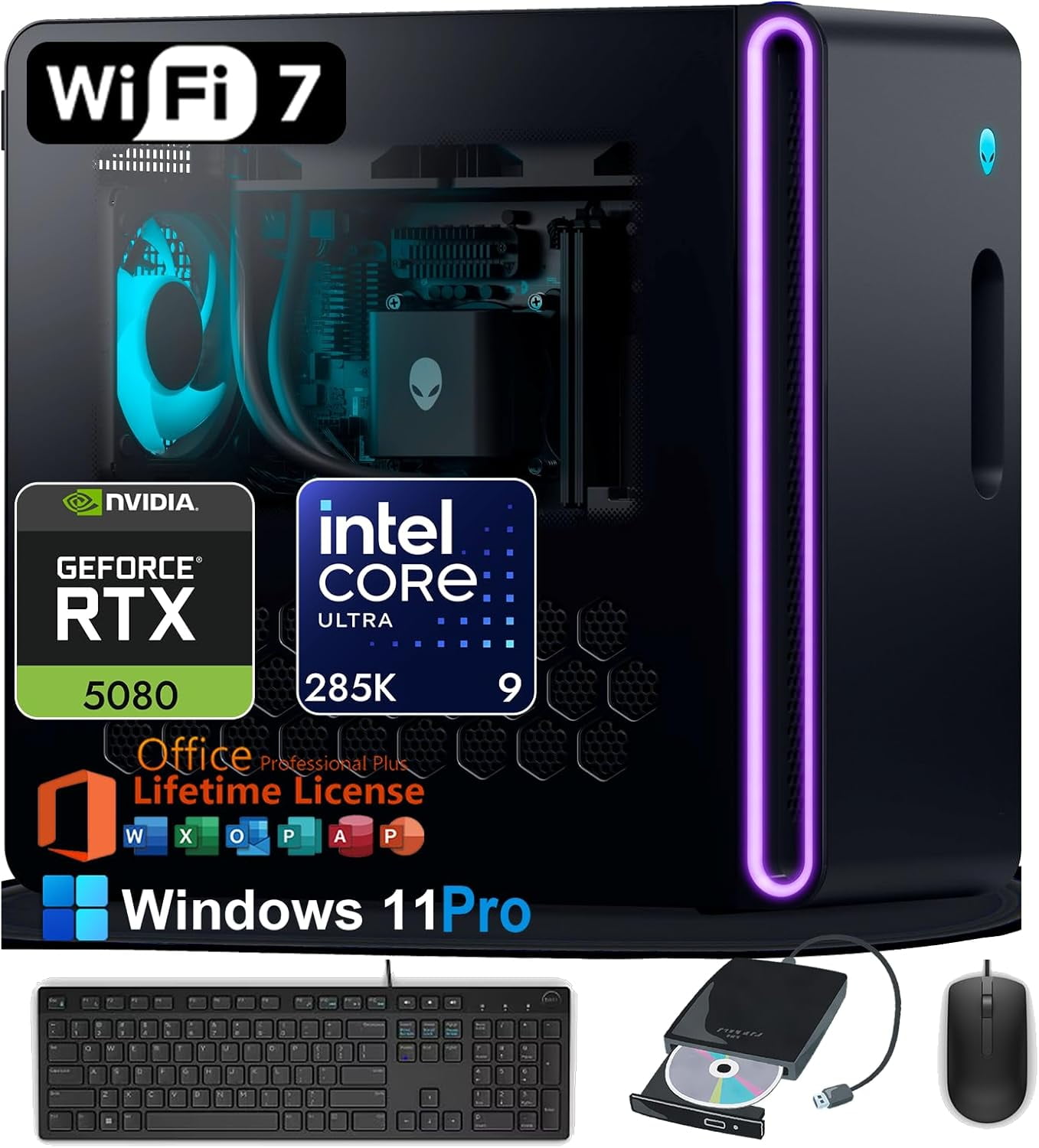 Alienware Aurora Gaming Desktop - Intel Core Ultra 9 processor 285K ...