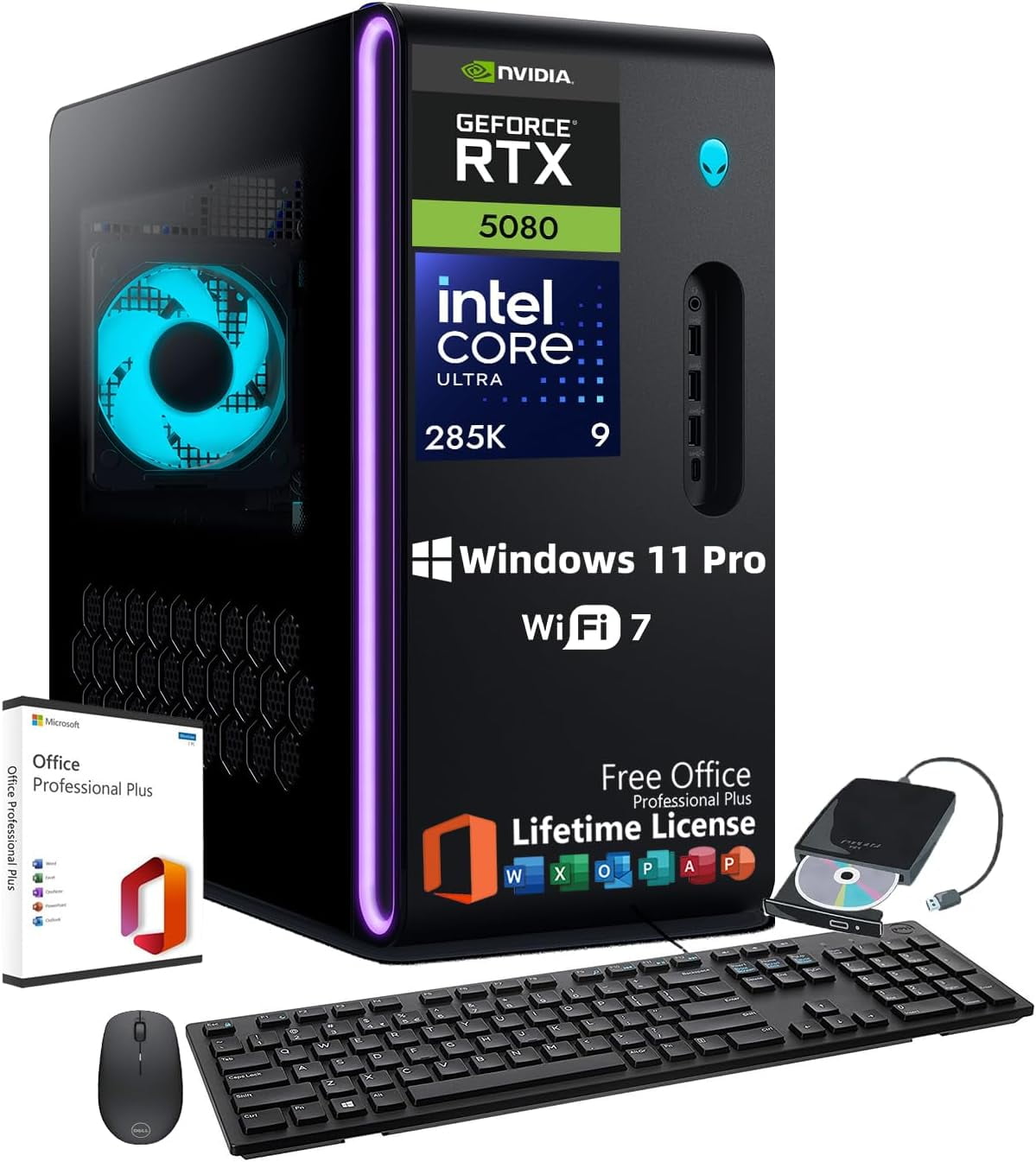 Alienware Aurora Gaming Desktop | NVIDIA GeForce RTX 5080 GDDR7 | Intel ...