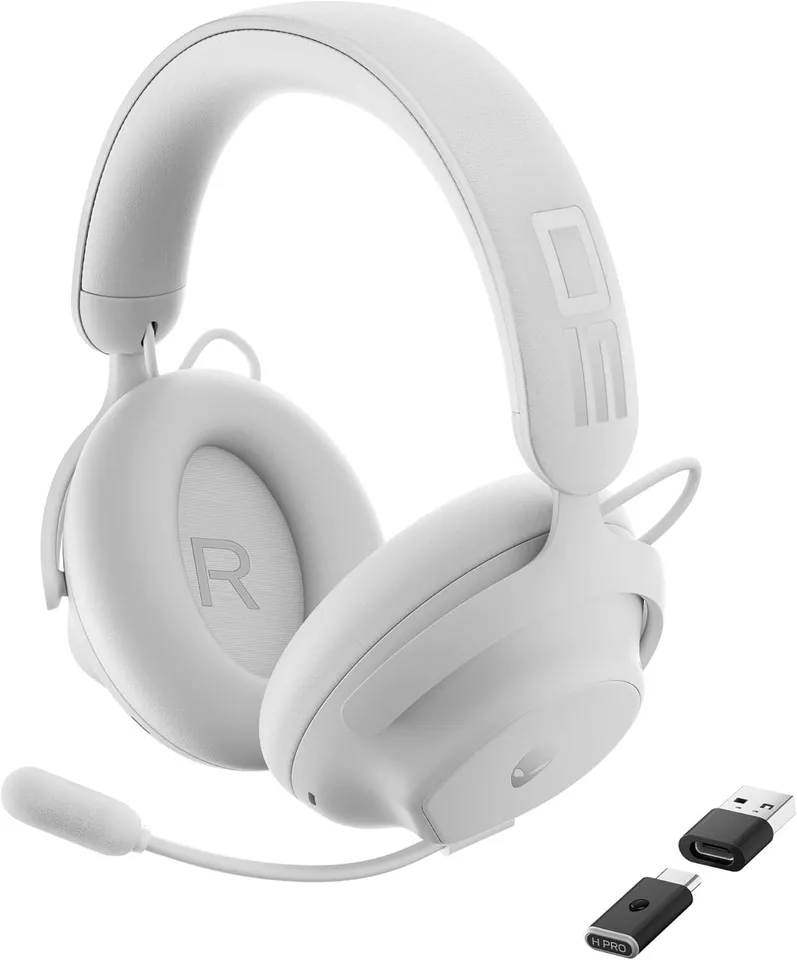 Alienware Pro Wireless Gaming Headset - Wired/Wireless, Bluetooth 5.3 ...