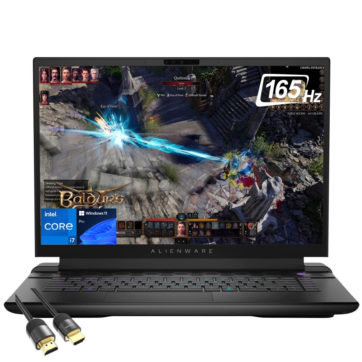 Alienware m16 Gaming Laptop, 16" QHD 165Hz, Intel 13th Gen 16-Core i7 ...