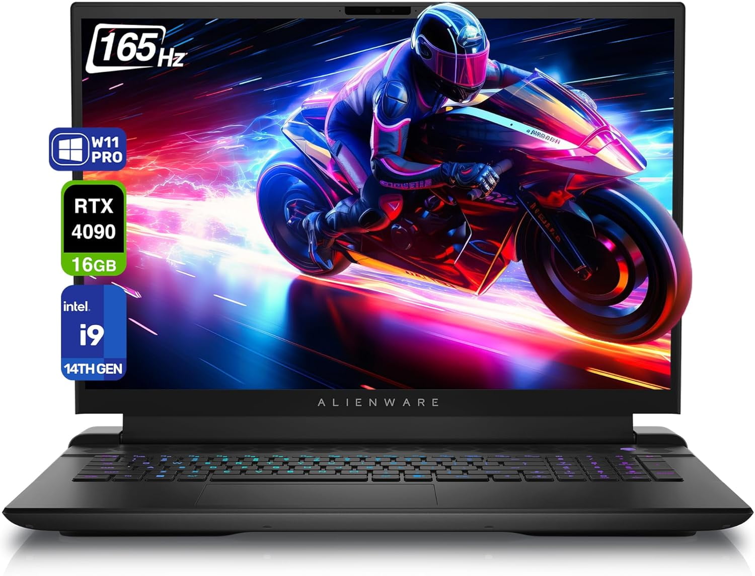 Alienware m18 R2 Gaming Laptop, Intel i9-14900HX 14th Gen, 64 GB DDR5 ...