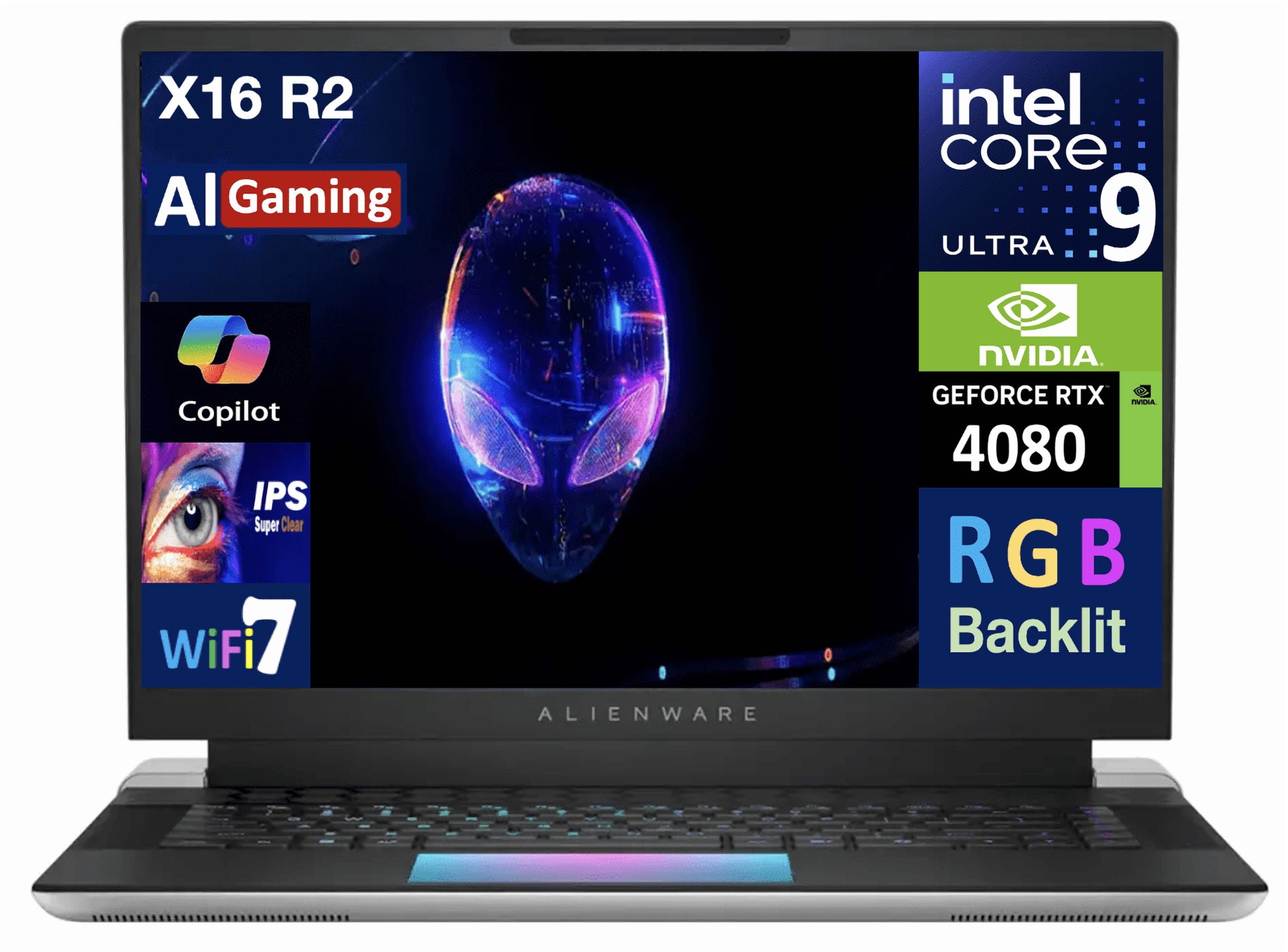 Alienware x16 R2 AI Gaming Laptop 16.0in 240Hz IPS WQXGA Display (Intel Ultra 9-185H, GeForce ...