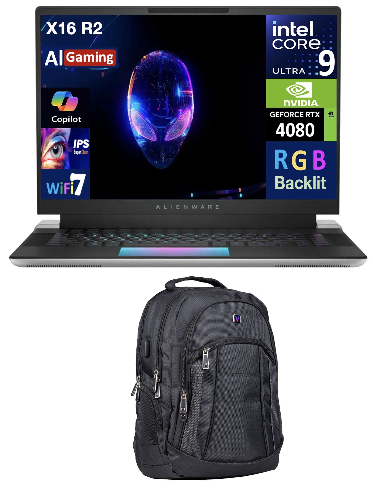 Alienware x16 R2 AI Gaming Laptop 16.0in 240Hz IPS WQXGA Display (Intel ...