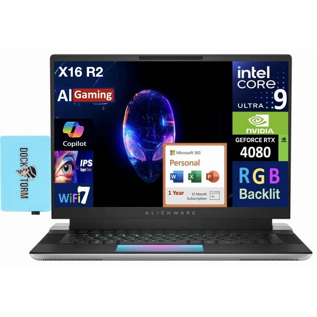Alienware x16 R2 AI Gaming Laptop 16.0in 240Hz IPS WQXGA Display (Intel ...