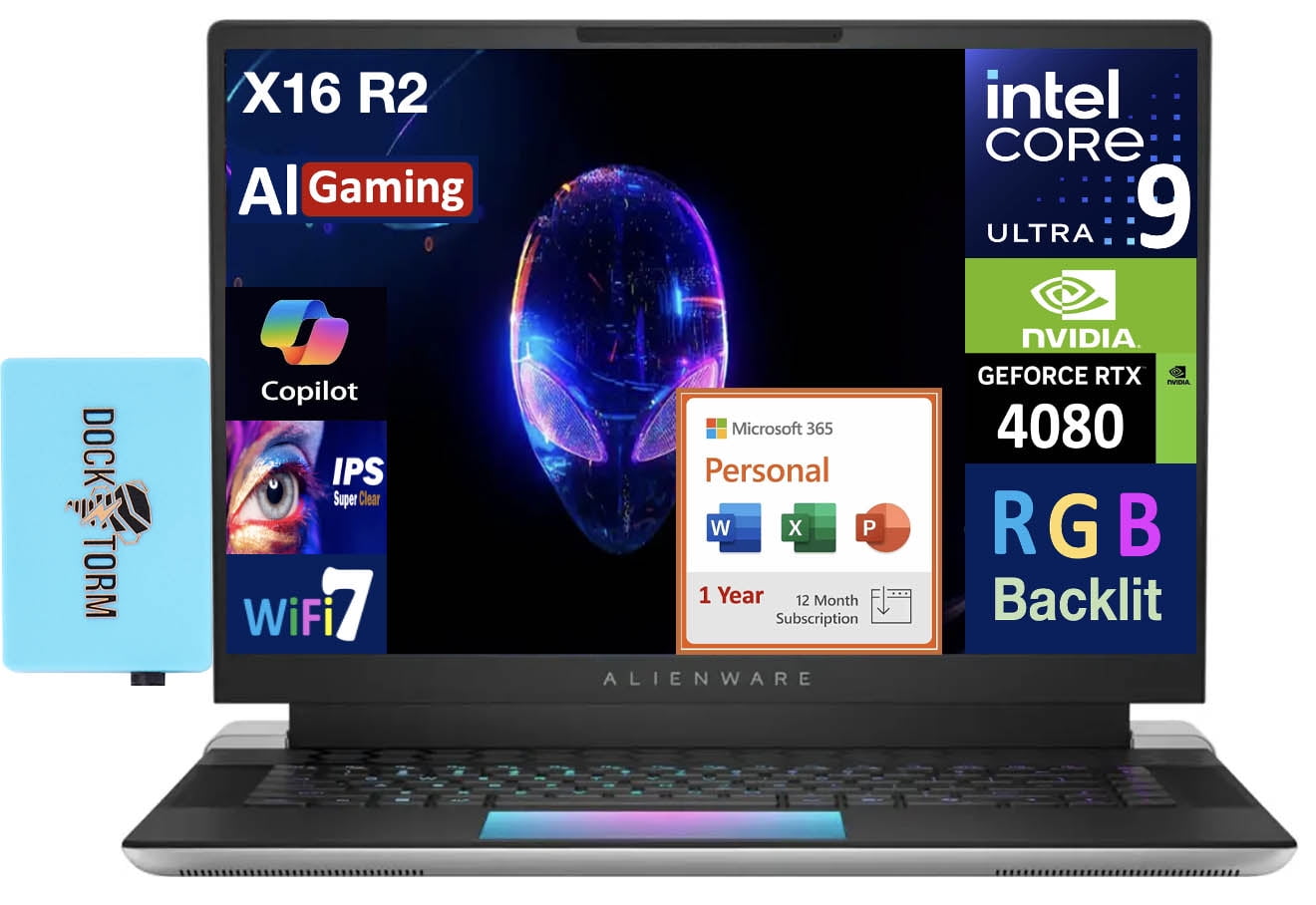 Alienware x16 R2 AI Gaming Laptop 16.0in 240Hz IPS WQXGA Display (Intel ...