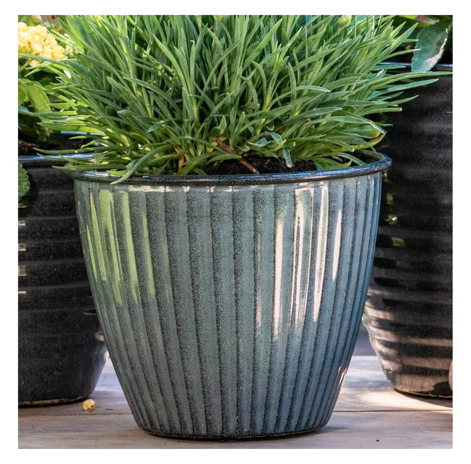 Alieon 14" Sheridan Planter - Stormy Gray - Walmart.com