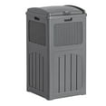 Alieon 30 Gallon Trash Can, Resin Outdoor Garbage Can with Lid ...