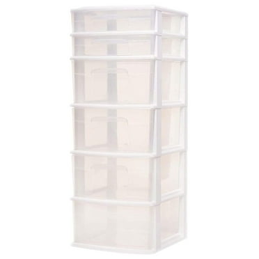 Slim Storage Tower in Black - Walmart.com