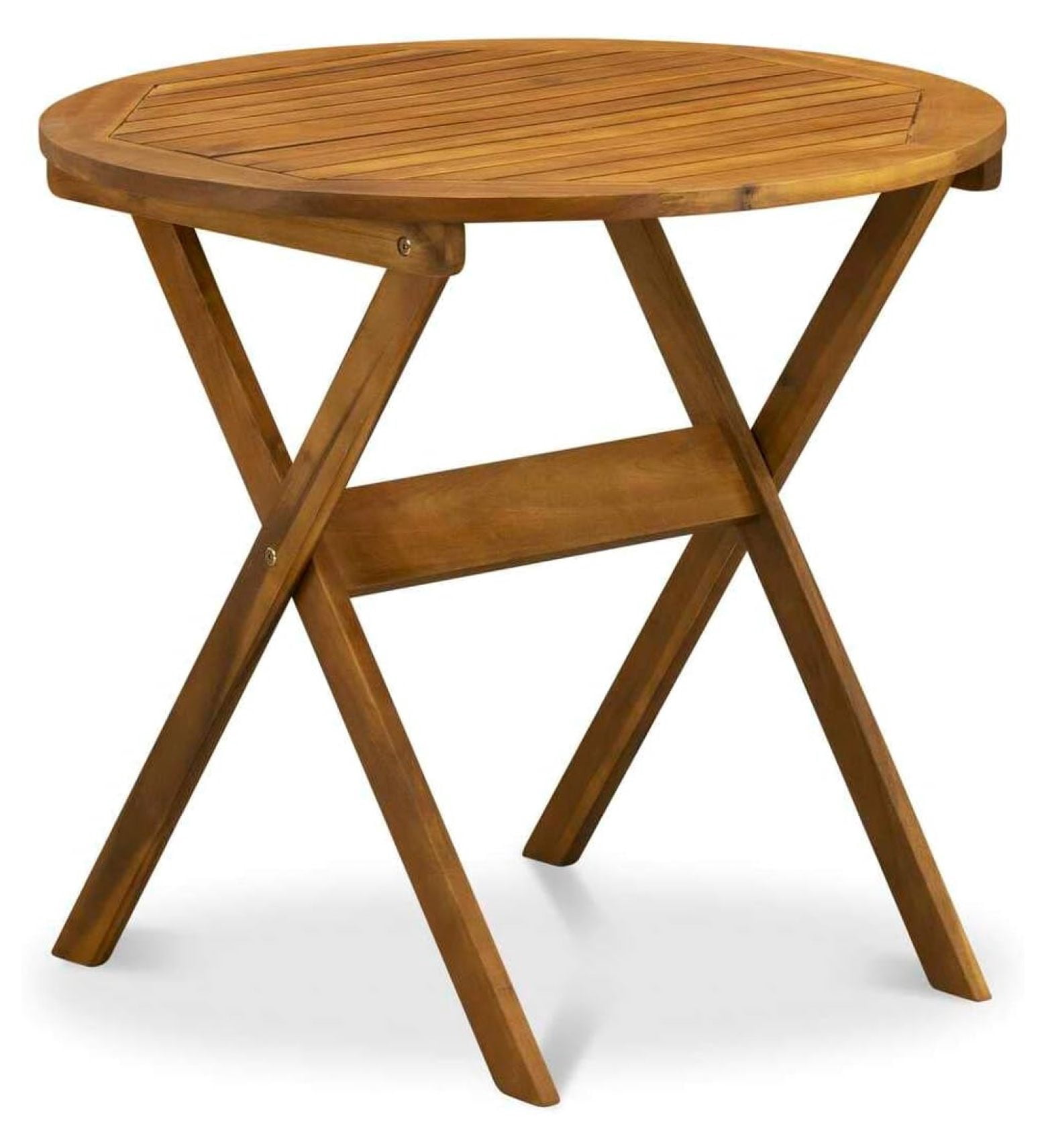 Alieon BMNTDNA Patio Furniture Outdoor Acacia Wood Round Coffee Table ...