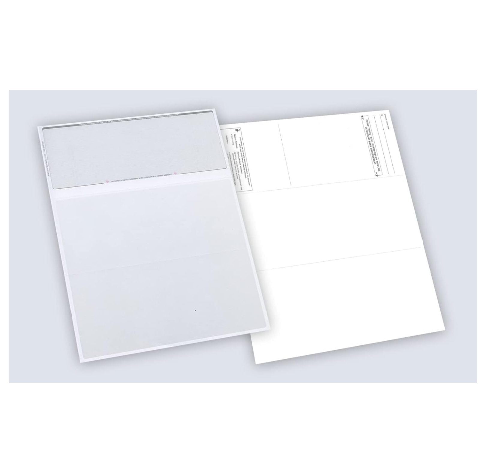Alieon Blank Check Paper - 100 Pack - Computer Security Business Checks ...