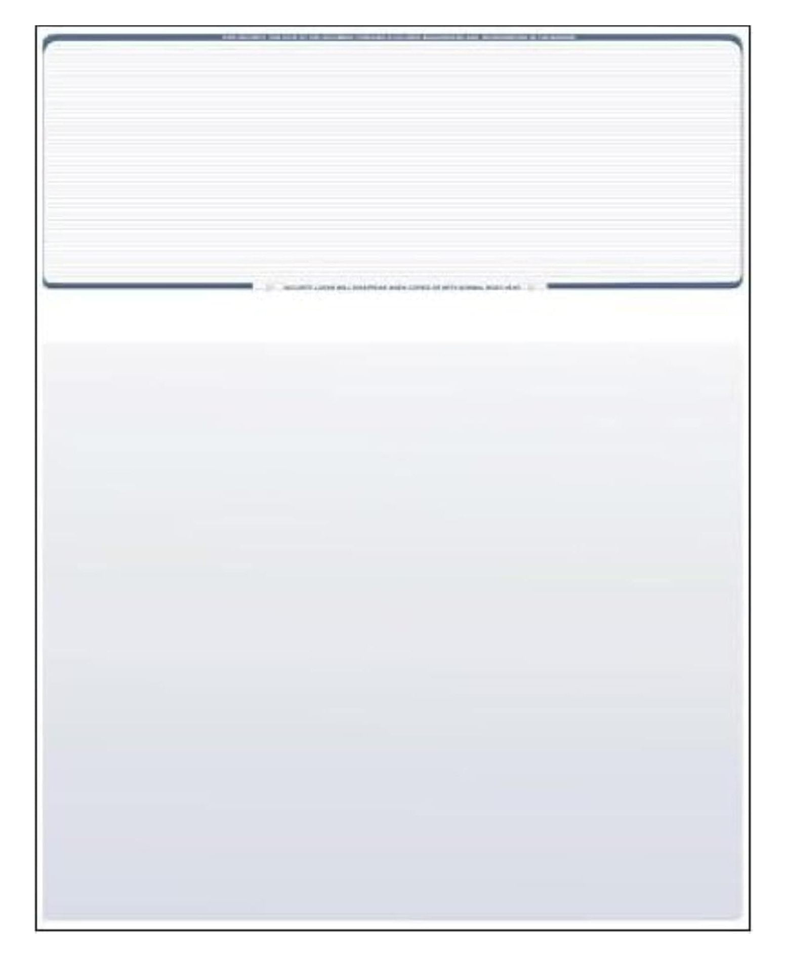 Alieon Blank Check Paper - 100 Pack - Computer Security Business Checks ...