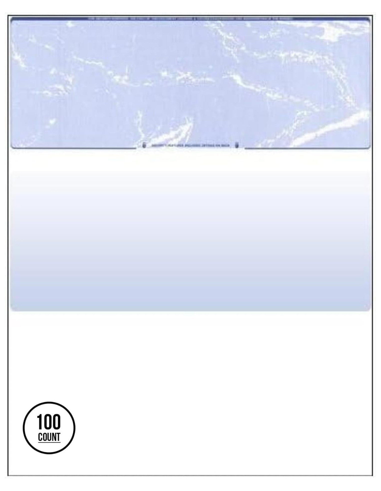 Alieon Blank Check Paper - 100 Pack - Computer Security Business Checks ...