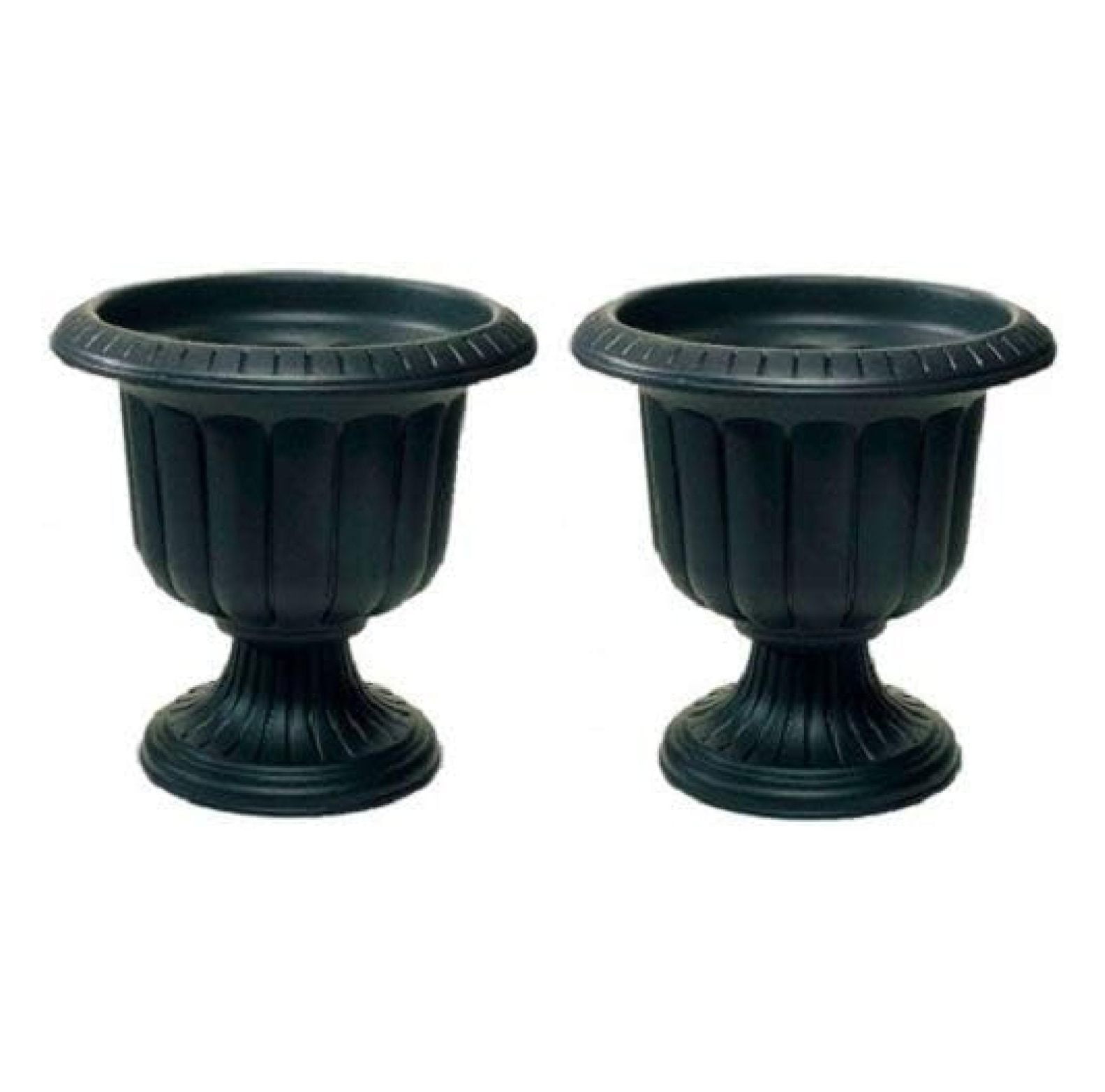 Alieon Classic Urn Planter, Black, Outdoor Use - Walmart.com