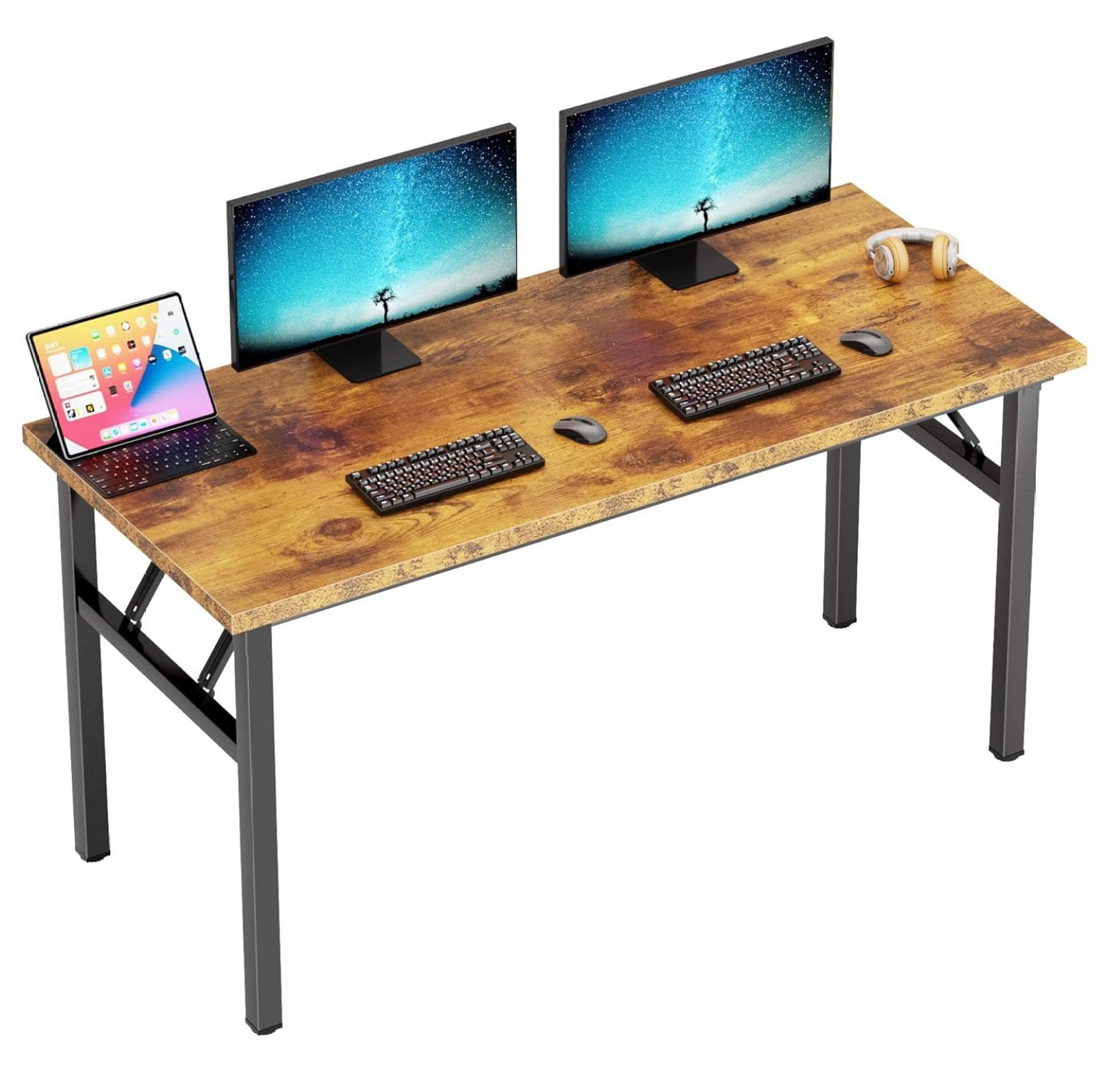 Alieon Folding Table Computer Desk Workstation Table Conference Table ...