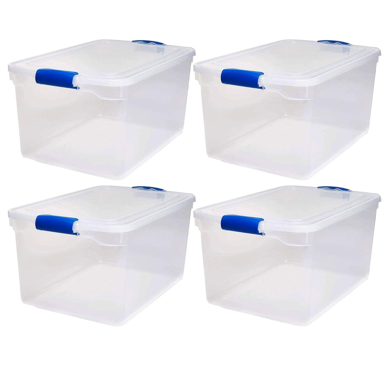 Alieon Heavy Duty Modular Stackable Storage Tote Containers with ...