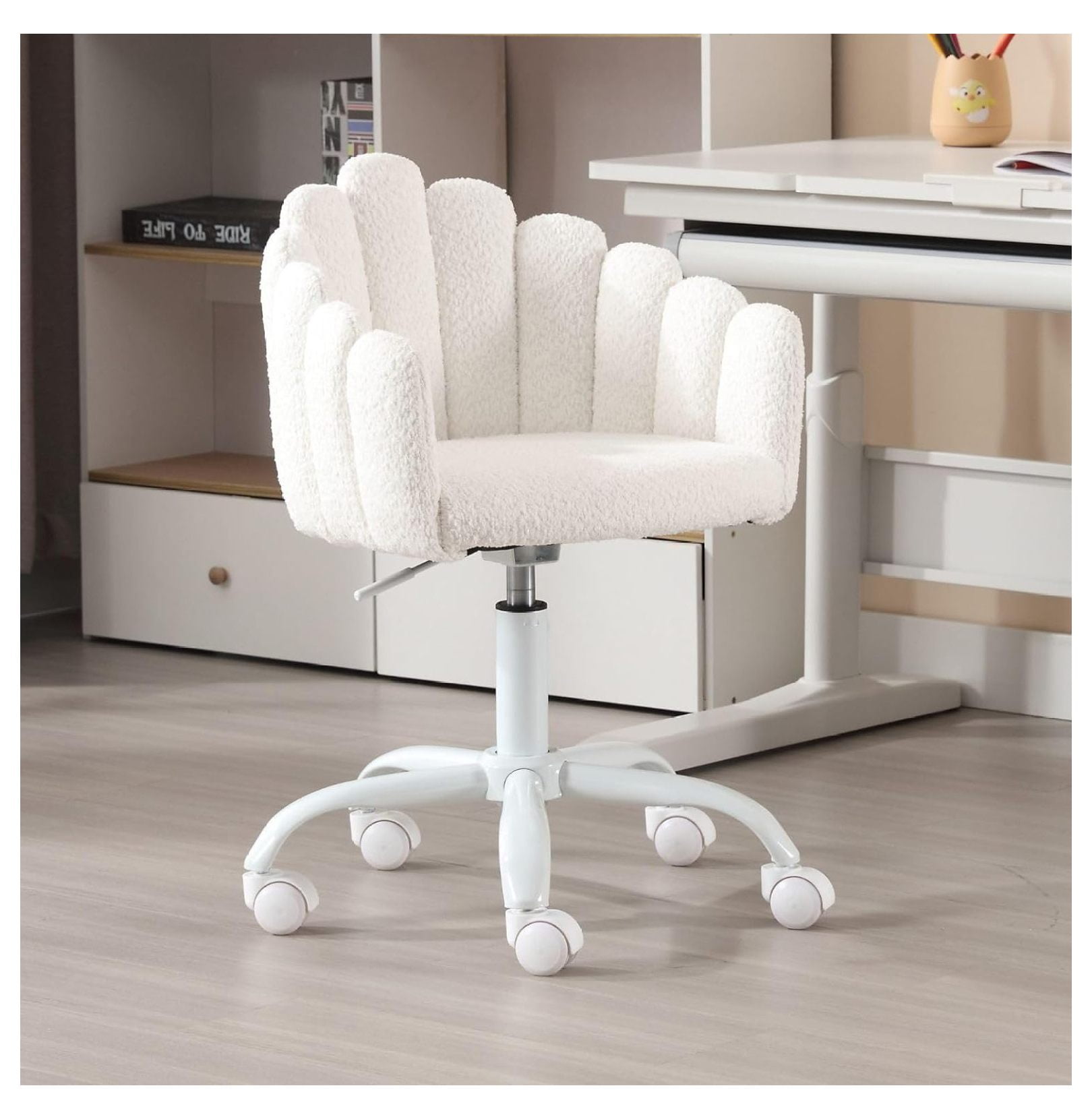 Alieon Kids Cute Swivel Desk Chair, Child Study Chair with Rolling ...