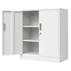 Hart 28 inch Wall Cabinet with Height-Adjustable Shelf, 28" W x 12" D x ...