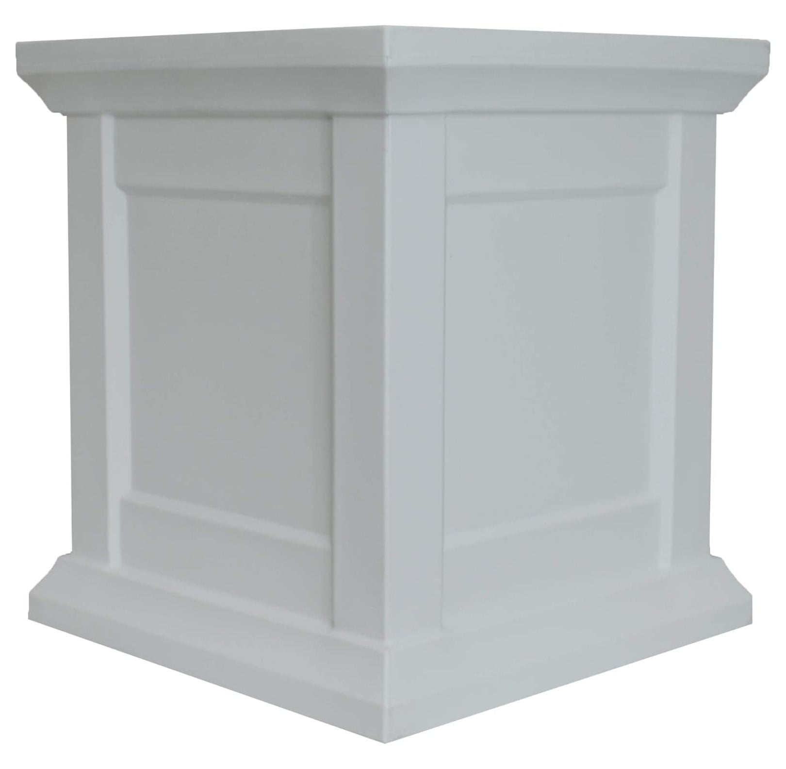 Alieon Modern Colonial Garden Planter, 16-inch, White - Walmart.com