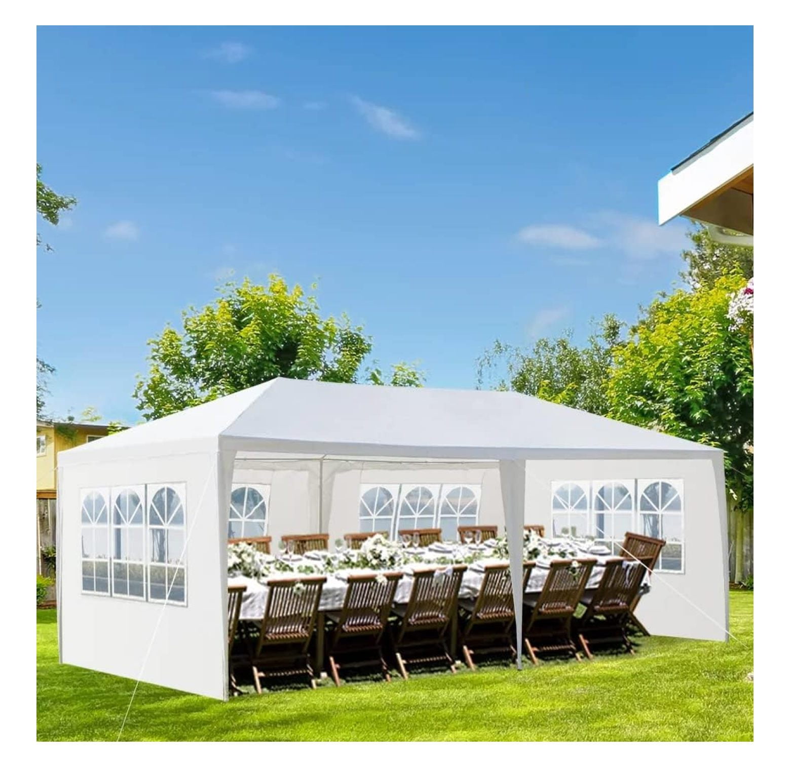 Alieon Party Tent Outdoor Canopy Tent 10x20 Easy Set Wedding Outdoor ...