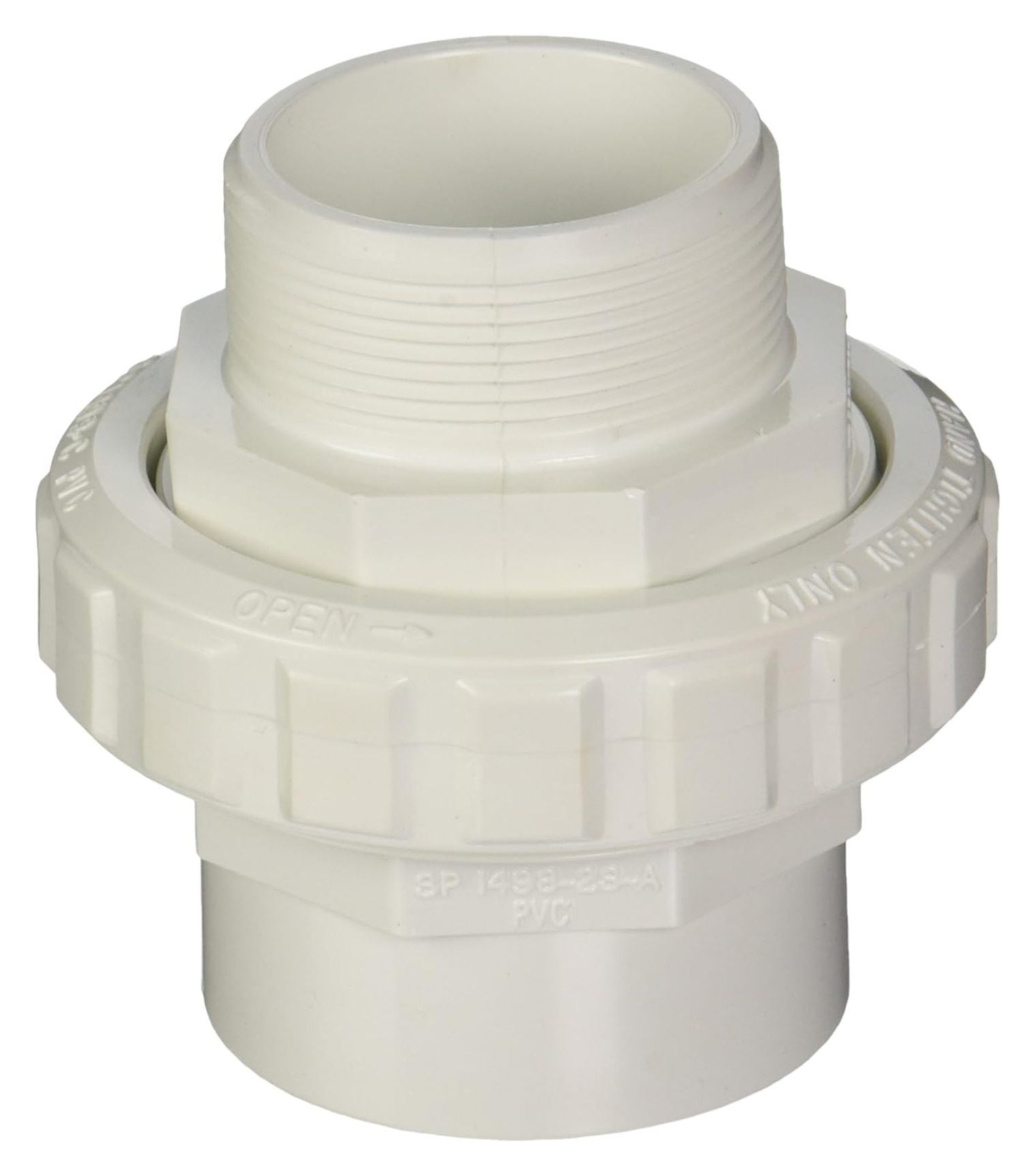 Alieon SP14983S 2-Inch MIP by 2-Inch Socket White PVC Flush Male/Female ...