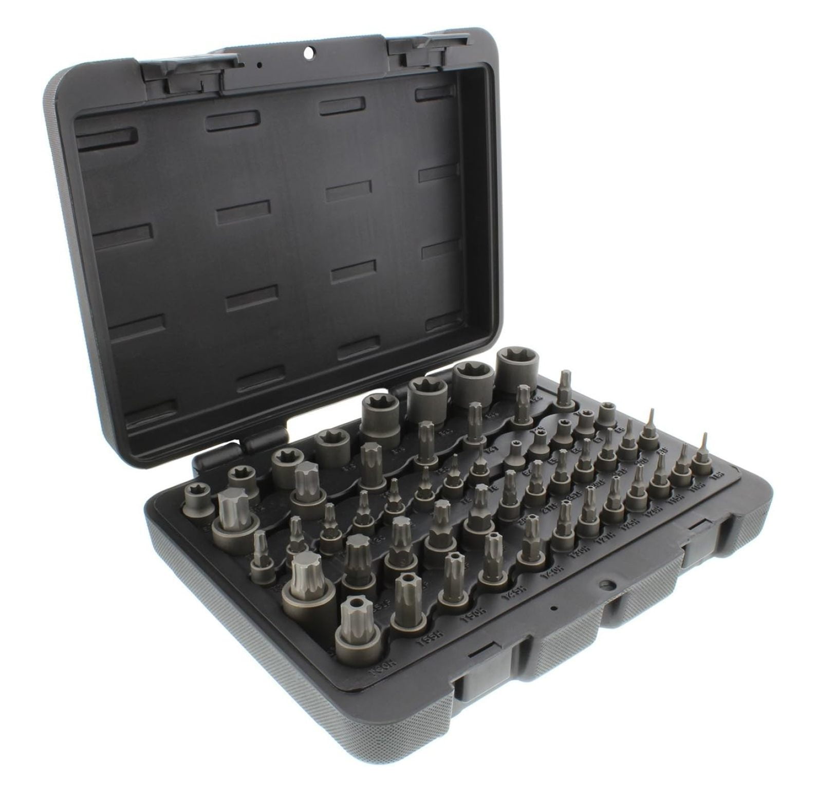 Alieon Star Torx Bit Socket 52-Piece Set – SAE 1/4, 3/8, 1/2in 4-Point ...