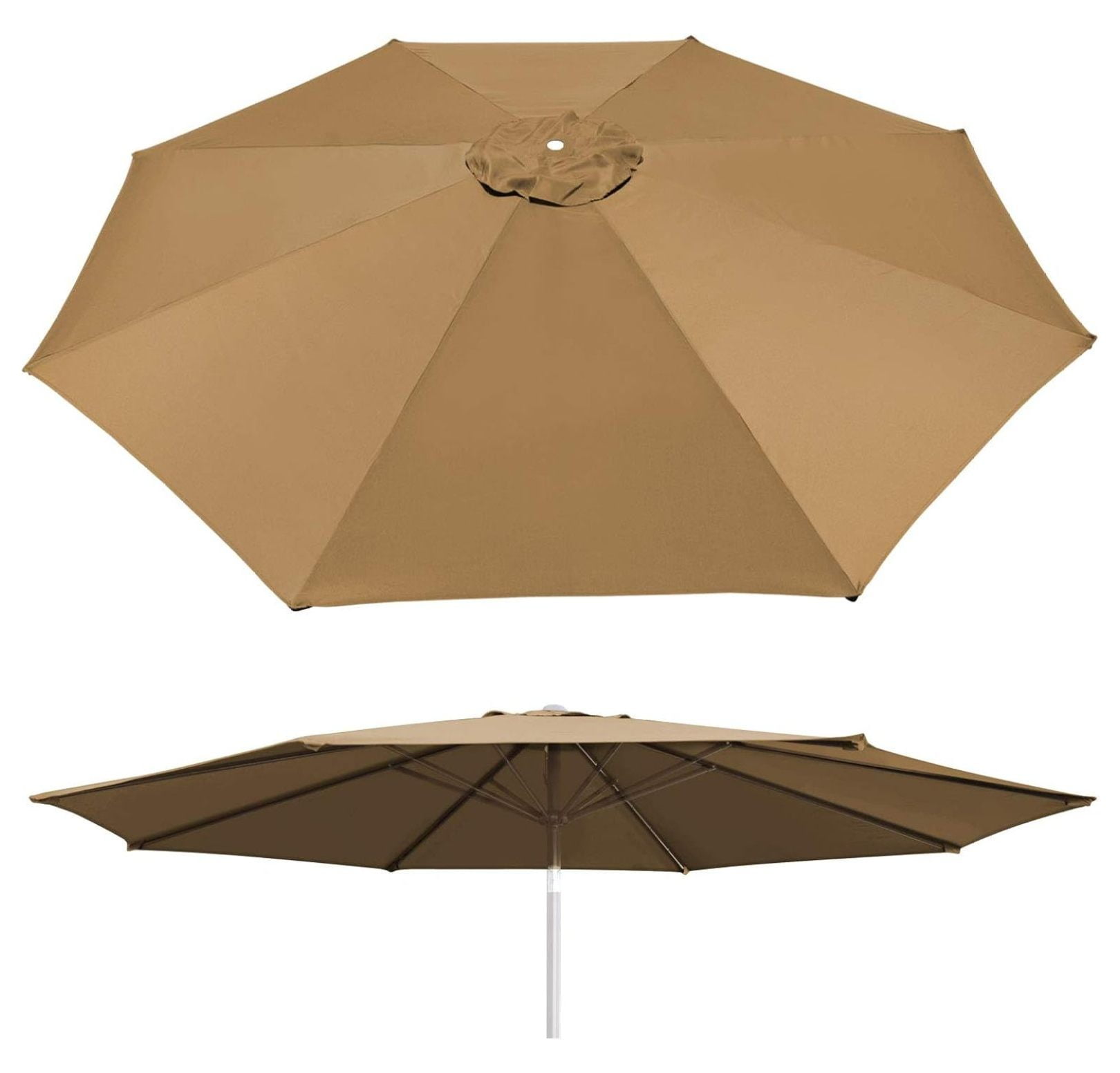 Alieon Umbrella Canopy Replacement Patio Umbrella Top Cover for 10ft 8 ...