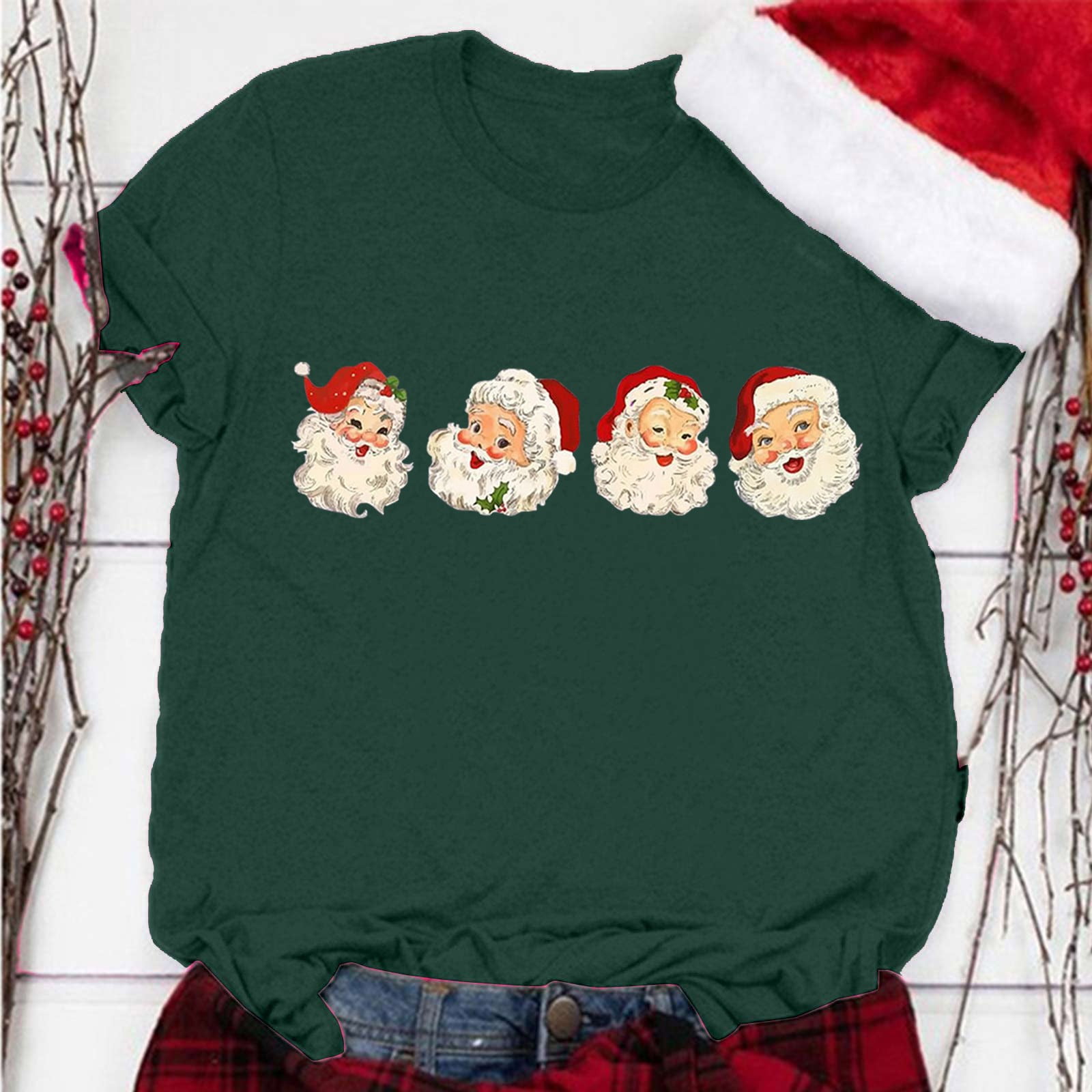 Aligament Christmas Shirts for Women, Green Christmas Gifts, Women's ...