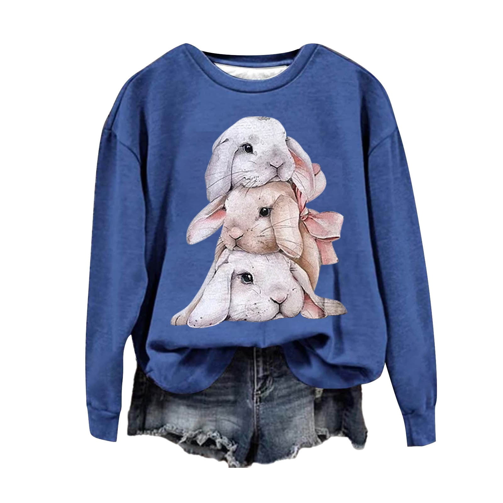 Aligament Easter Essentials Hoodie, Women's Spring Summer New Leisure ...