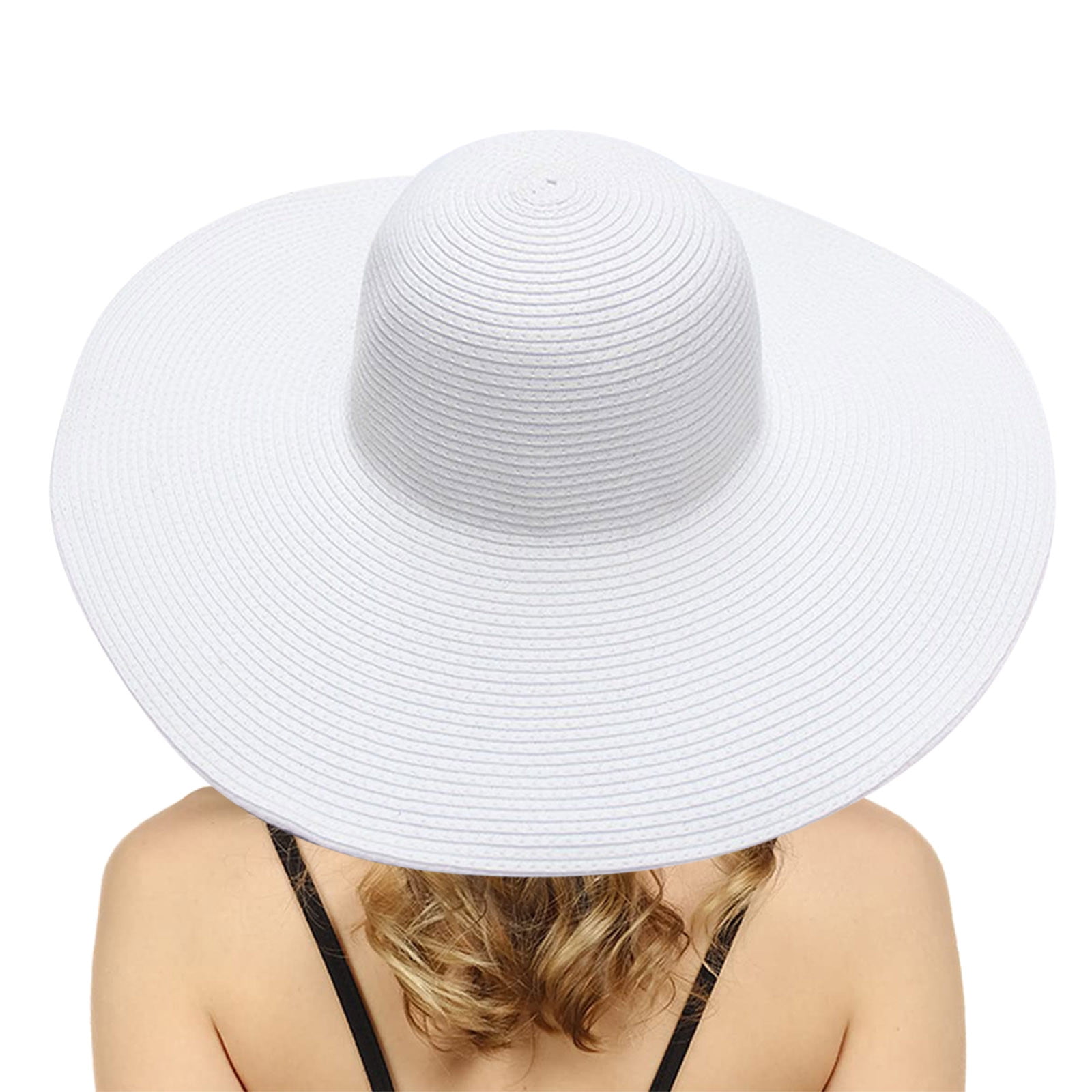 Aligament Summer Hats for Women Wide Bongrace Women Straw Beach Hat ...