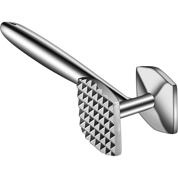 Aliglow Meat Tenderizer 304 Stainless Steel Hammer Mallet Tool Pounder ...
