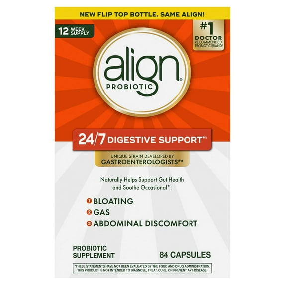 Align Probiotic Digestive Health Supplement Capsules, 84 ct. - Walmart.com