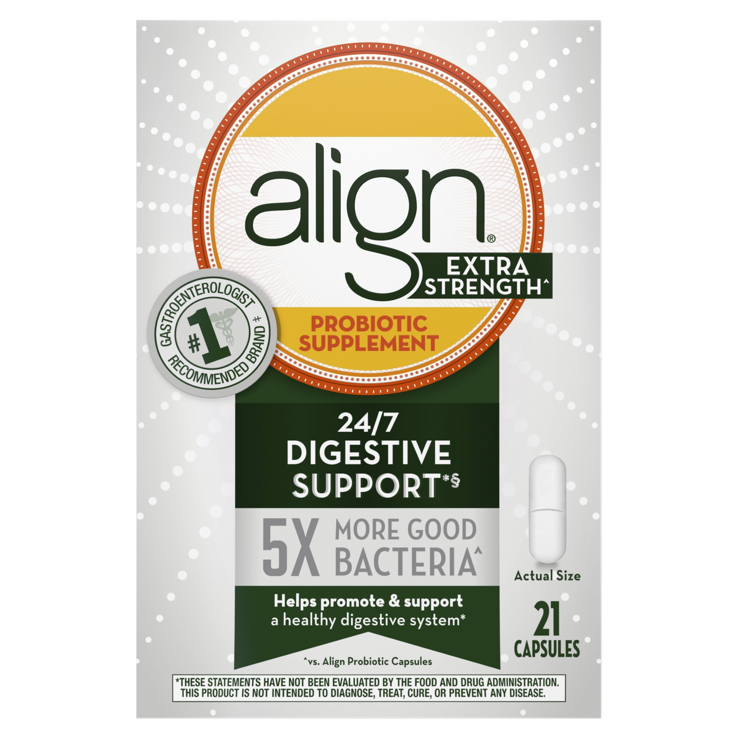 Align Extra Strength Probiotic, Probiotic Supplement for Digestive ...