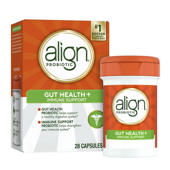 Align Probiotic Gut Health and Immunity Capsules, Men and Women's Daily ...