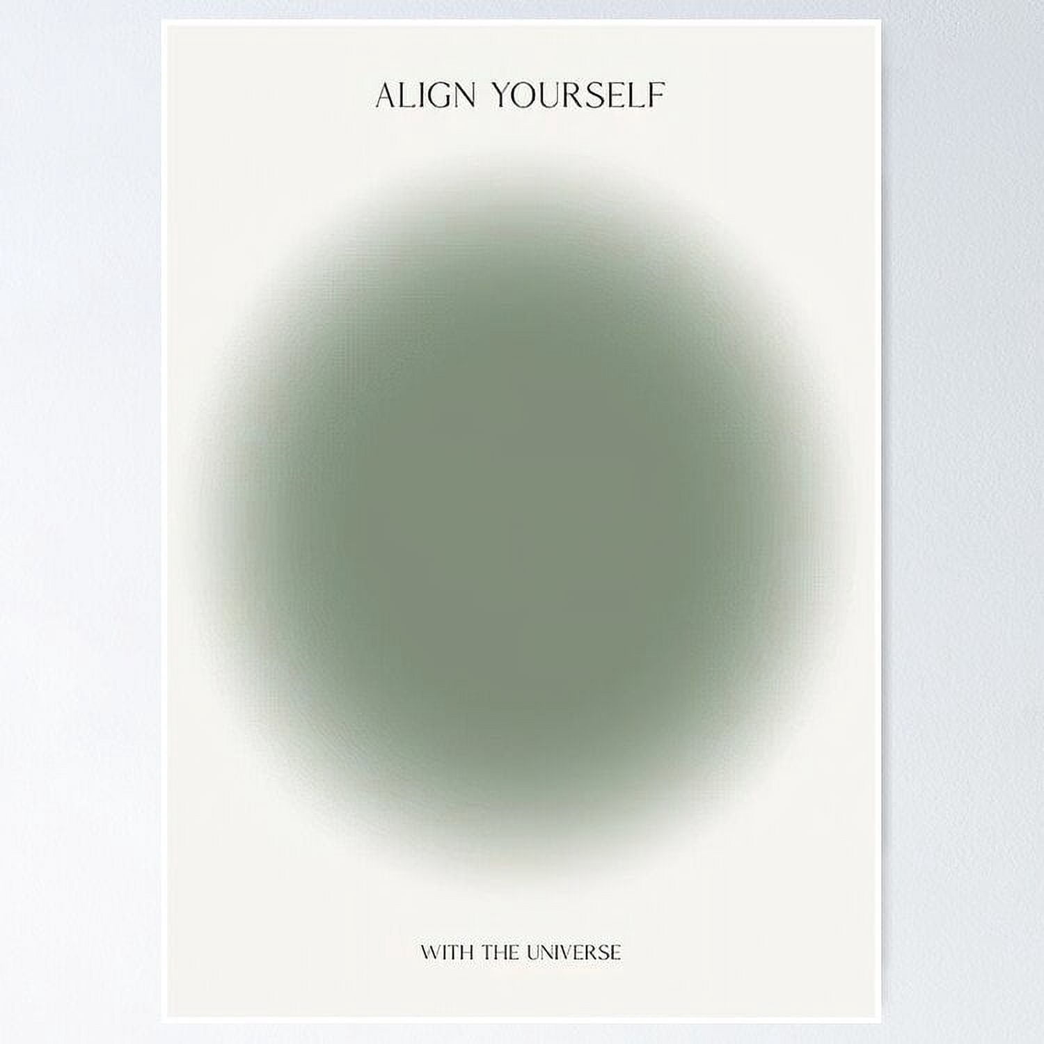 Align Yourself With The Universe UNFRAMED Poster, 12x18 - Walmart.com