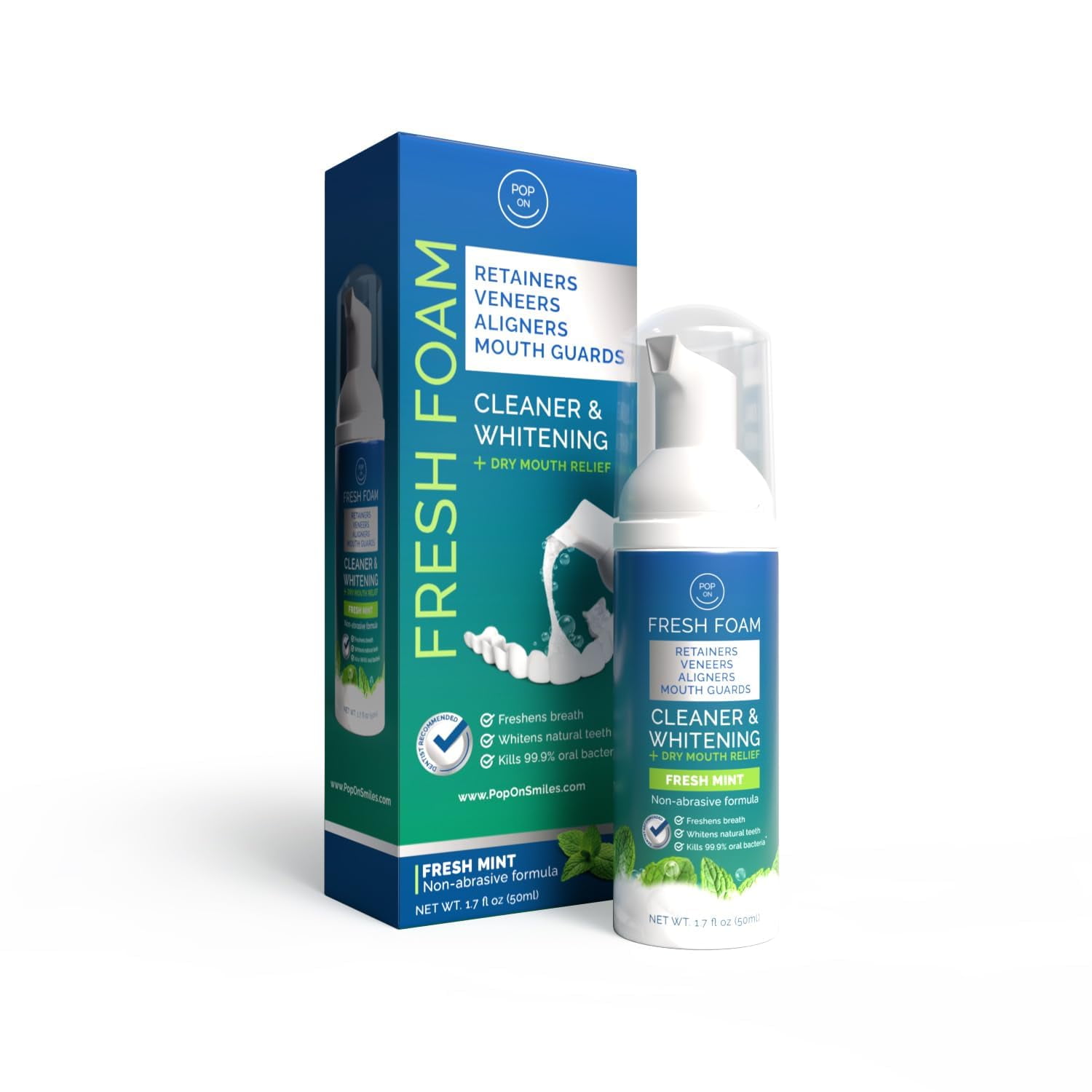 Aligner Fresh Foam Whitening & Retainer Cleaning Foam for Invisalign ...