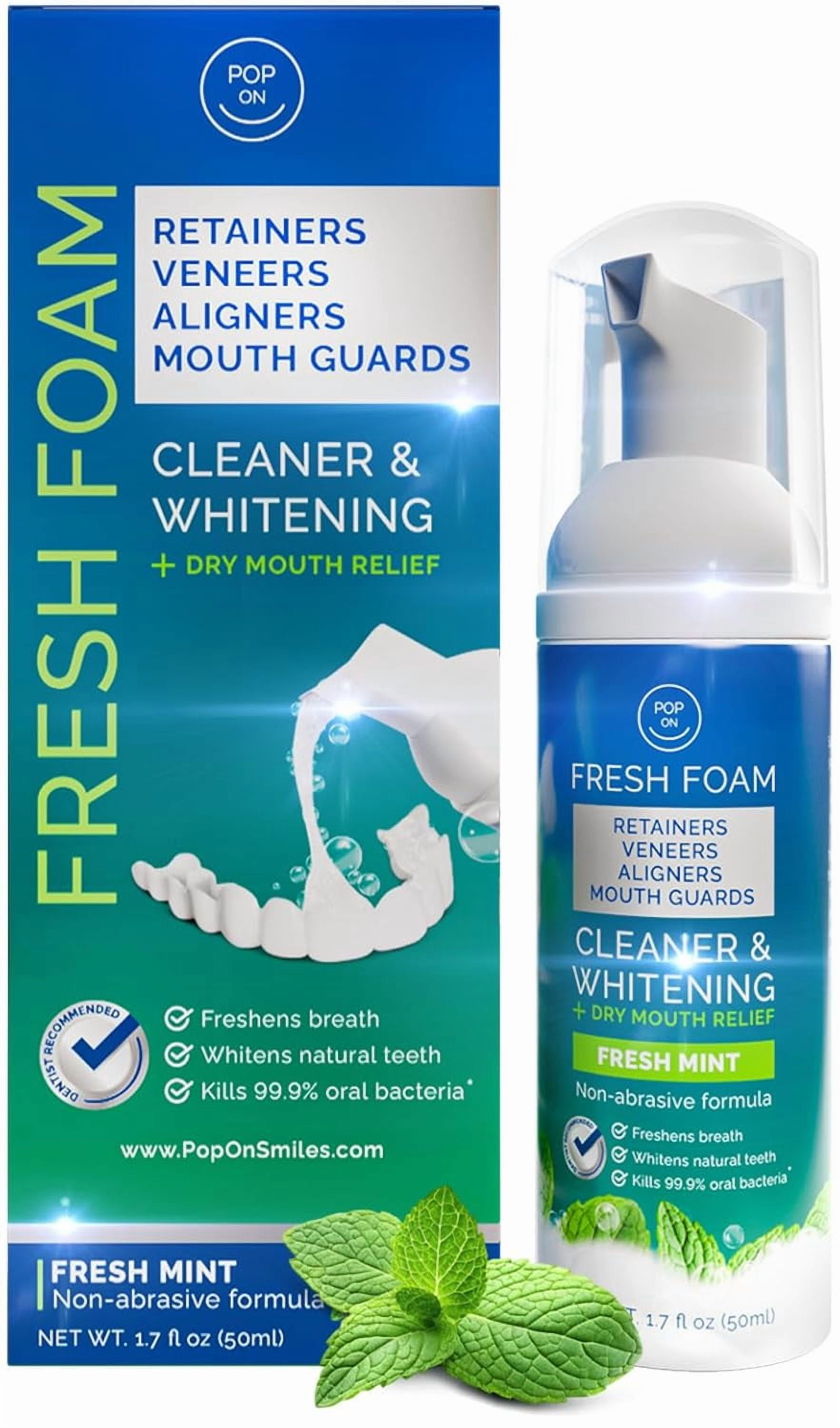 Retainer Cleaner Foam for Invisalign, Aligner Cleaner Whitening Foam ...