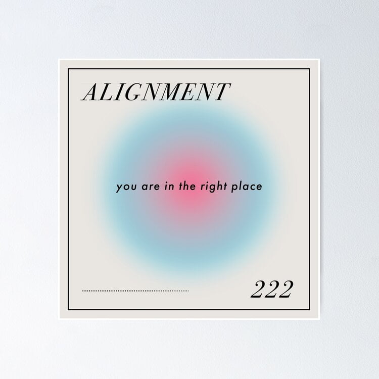 Alignment 222 UNFRAMED Poster, 8x12 - Walmart.com