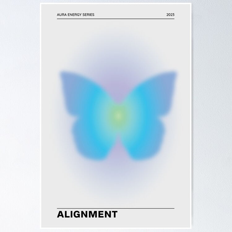 Alignment Aura Butterfly UNFRAMED Poster, 8x12 - Walmart.com