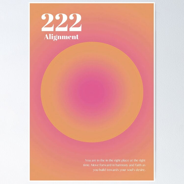 Alignment Circle 222 UNFRAMED Poster, 12x18 - Walmart.com