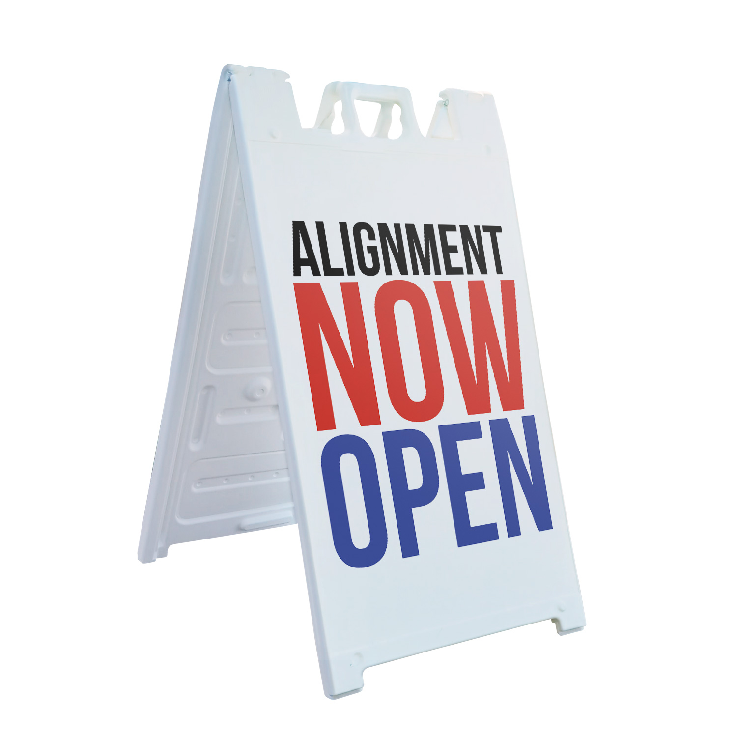 Alignment Now Open 24" x 36" Double Sided A-Frame Sidewalk Sign ...