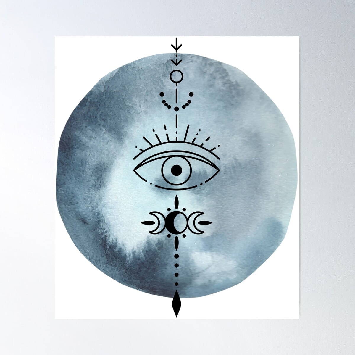 Alignment Of Planets Poster Wall Art, Modern Wall Decor For Living Room ...