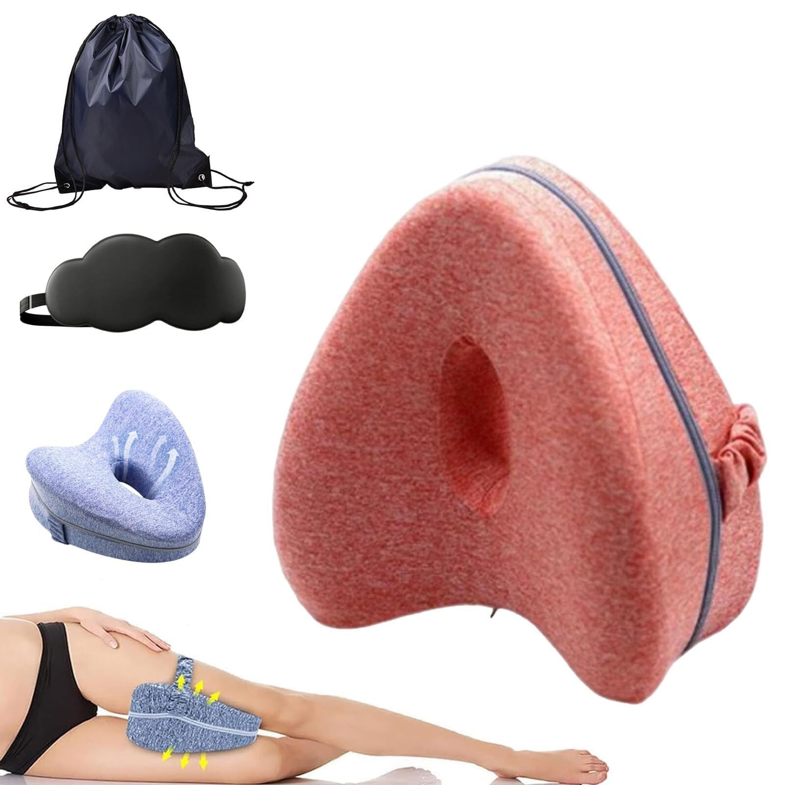 Alignment Pillows for Side Sleepers, Revoget Hip Alignment Pillow, Relieve Hip Pain & Sciatica ...