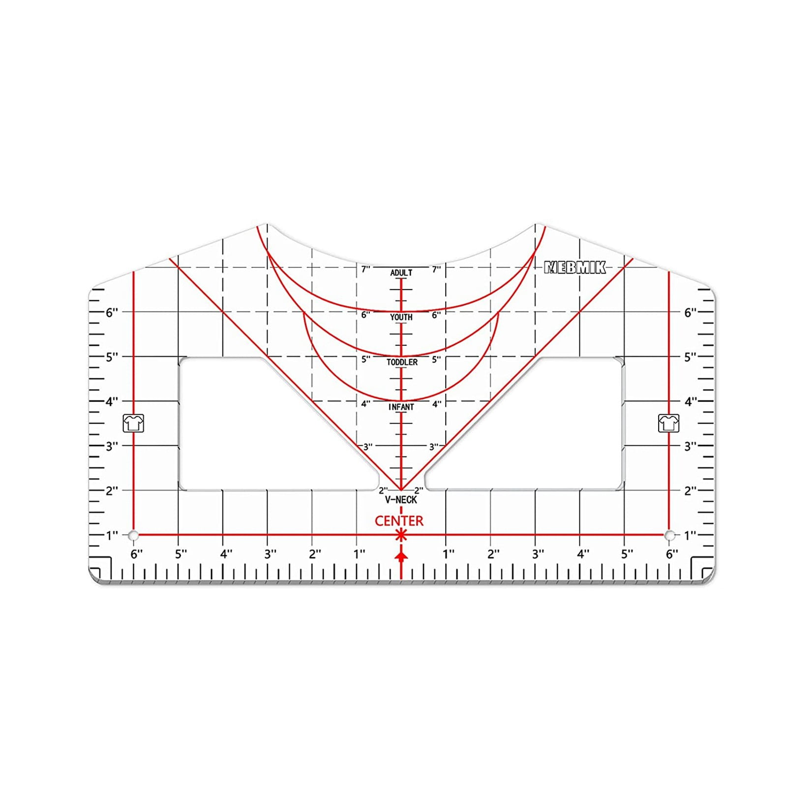 Alignment Ruler for T Shirt Design Centering Measurement Tool with Heat ...