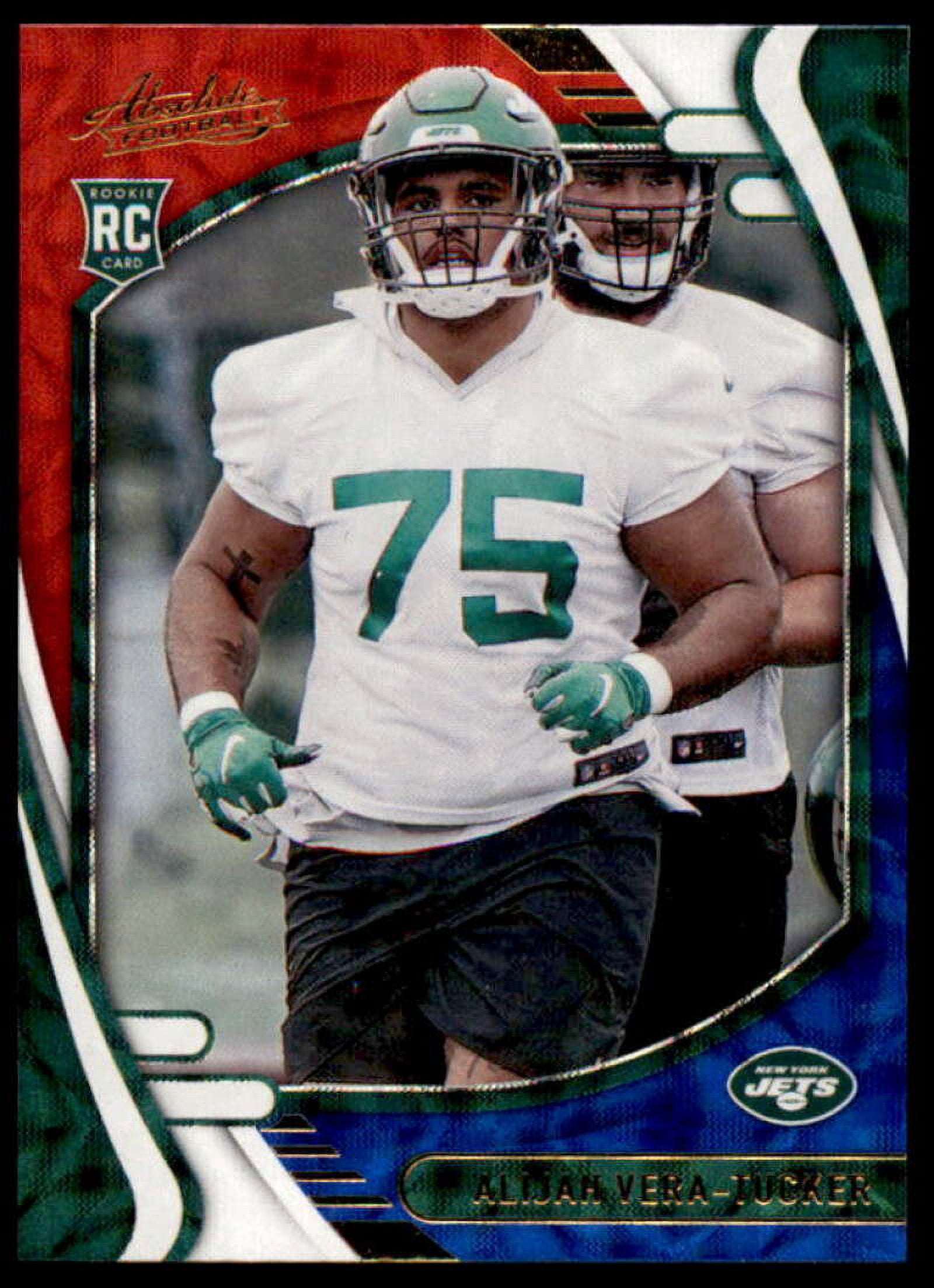 Alijah Vera-Tucker Rookie 2021 Absolute Red White and Blue Kaleidoscope ...